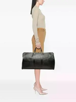 LOUIS VUITTON Epi Keepall 55 Travel Bag - Black