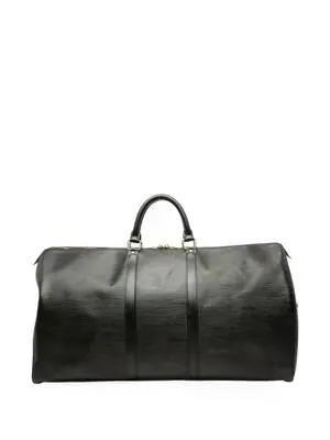LOUIS VUITTON Epi Keepall 55 Travel Bag - Black