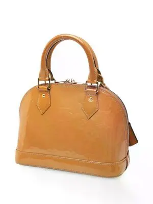 LOUIS VUITTON 2013 Monogram Vernis Alma Bb Satchel