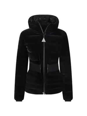 Moncler Gestuelle Belted Short Down Jacket - Black