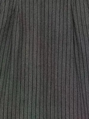 SAINT LAURENT 1980s Pinstripe Pleated Mini Skirt