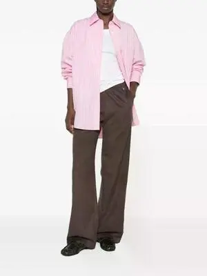 Herno Elasticated Waistband Wide-leg Trousers