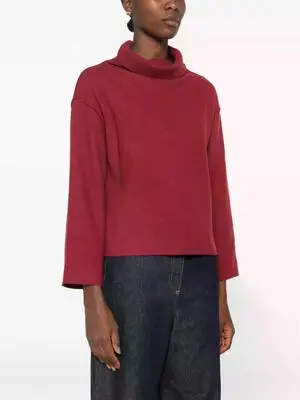 NIU Roll-neck Drop-shoulder Sweater