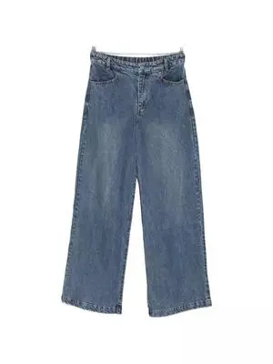 Xirena Elasticated-waistband Straight-leg Jeans - Blue