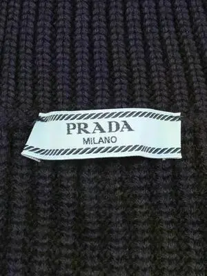 Prada 2010s Button-detail Turtleneck Sweater
