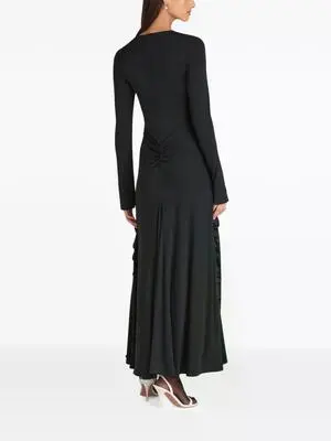 VIOLANTE NESSI Mengoni Ruched Maxi Dress