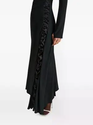 VIOLANTE NESSI Mengoni Ruched Maxi Dress