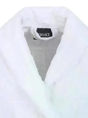 Versace I Love Baroque Logo-jacquard Bathrobe