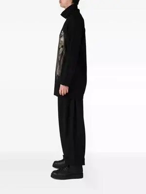 Yohji Yamamoto Graphic-print Turtleneck T-shirt