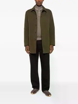 DANIELE FIESOLI Button-fastening High-neck Knit