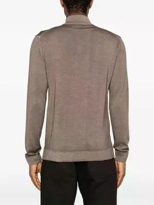 DANIELE FIESOLI Button-fastening High-neck Knit