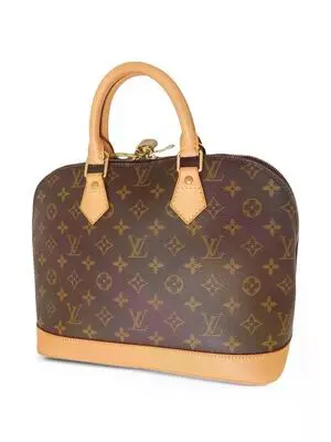 LOUIS VUITTON 2001 Monogram Alma Pm Handbag - Brown