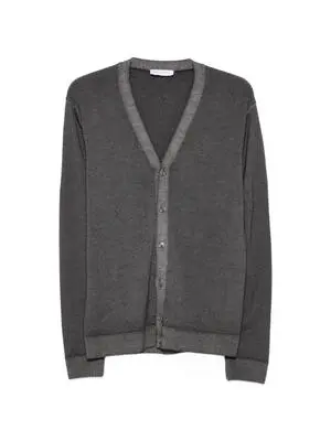 DANIELE FIESOLI Button-fastening V-neck Cardigan - Grey