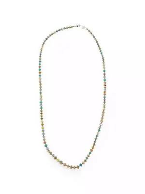 MADISON Beaded Opal Necklace - Blue