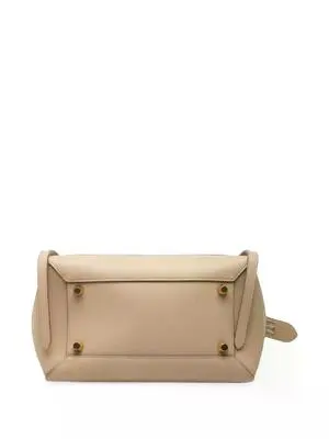 Celine Grained Calfskin Belt Bag Satchel - Neutrals