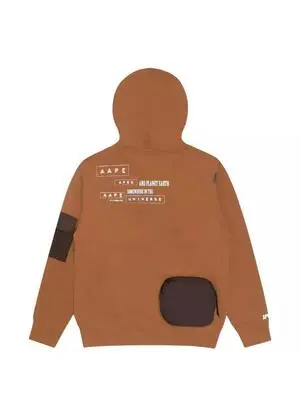 AAPE BY *A BATHING APE Moonface Printed Hoodie