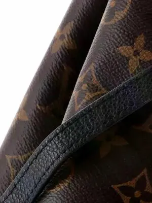 LOUIS VUITTON Flandrin Monogram Canvas And Leather Tote Bag - Black