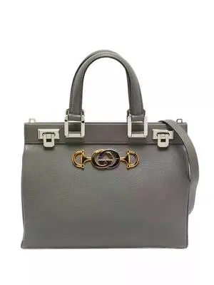 GUCCI Mini Zumi Leather Tote Bag