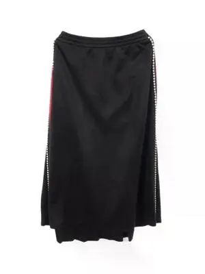 Gucci Crystal-embellished Pleated Jersey Skirt