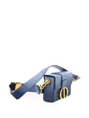 Dior 30 Montaigne Box Bag Ombre Leather Shoulder Bag - Blue