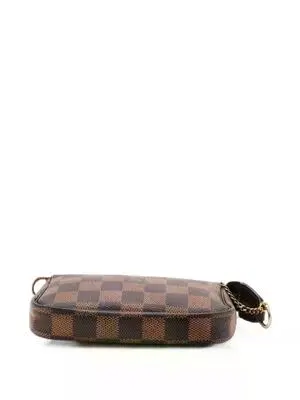 LOUIS VUITTON Pochette Accessoires Damier Mini Clutch Bag