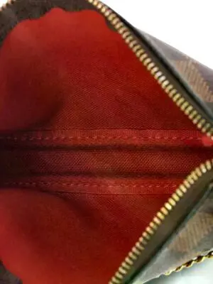 LOUIS VUITTON Pochette Accessoires Damier Mini Clutch Bag