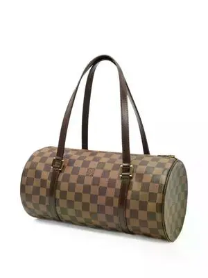 LOUIS VUITTON 2004 Damier Ebene Papillon 30 Handbag