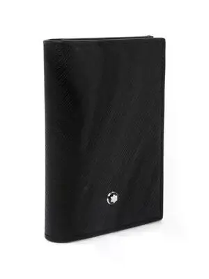 Montblanc Logo-plaque Cross-grain Cardholder - Black