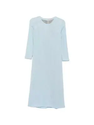 Versace Light Ribbed Knit Dress