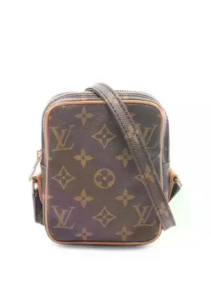 LOUIS VUITTON 1999 Monogram Mini Danube Crossbody Bag - Brown