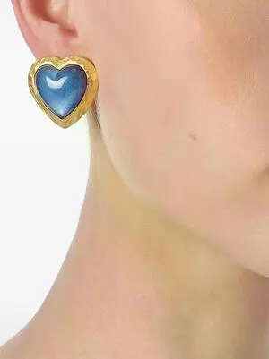 ANABELA CHAN Blueberry Heart Earrings