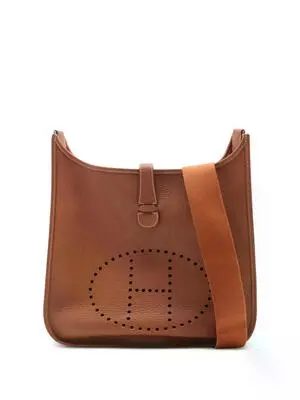 Hermès 2025 Clemence Evelyne Iii 33 Crossbody Bag Brown