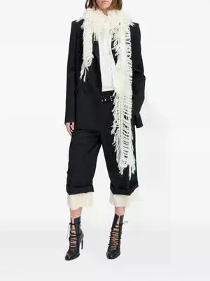 ANN DEMEULEMEESTER Brushed-knit Scarf