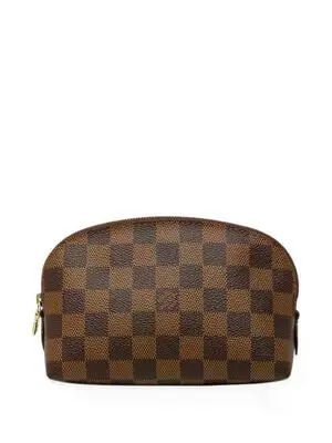 LOUIS VUITTON 2019 Damier Ebene Cosmetic Pm Pouch - Brown