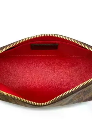 LOUIS VUITTON 2019 Damier Ebene Cosmetic Pm Pouch