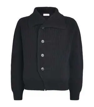 Dries Van Noten Wool Cardigan - Black