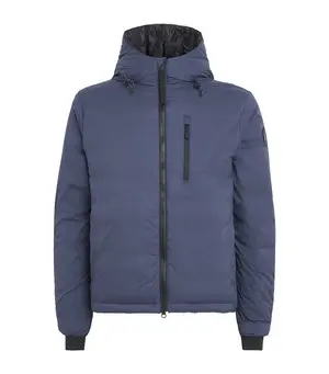 Canada Goose Lodge Down Hooded Jacket - Blue