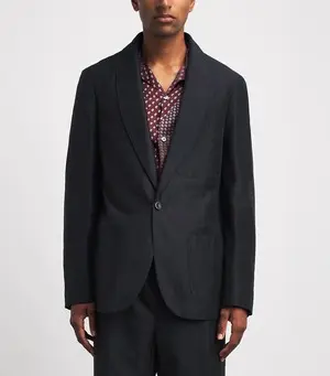 MAISON MARGIELA Satin Double-pocket Blazer