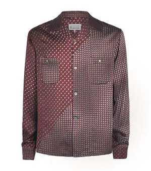 MAISON MARGIELA Satin Paisley Shirt