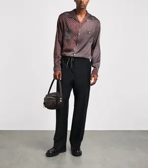MAISON MARGIELA Satin Paisley Shirt