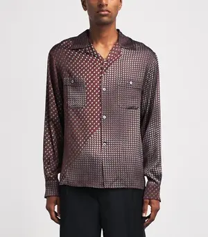 MAISON MARGIELA Satin Paisley Shirt