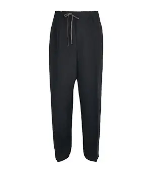MAISON MARGIELA Satin Drawstring Trousers