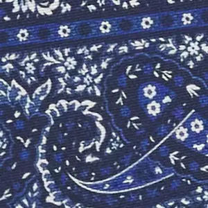 Claudie Pierlot Silk Paisley Scarf - Blue