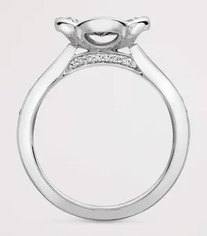 BOODLES Platinum And Diamond Posie Ring