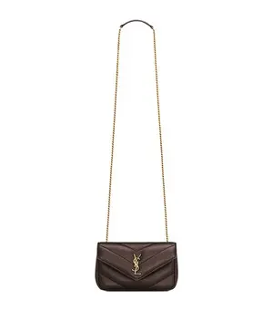 Saint Laurent Mini Matelassé Loulou Shoulder Bag