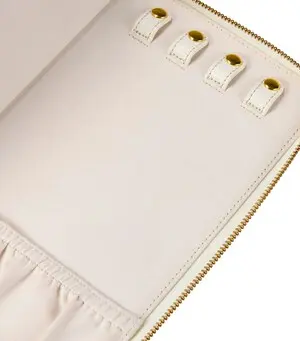 Wolf Large Lauren Portfolio Jewellery Case - Beige