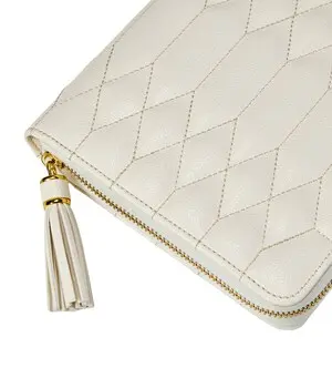 Wolf Large Lauren Portfolio Jewellery Case - Beige
