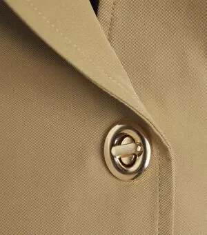 Claudie Pierlot Velvet-collar Trench Coat