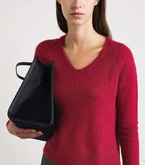 Max Mara Ribbed V-neck Sweater