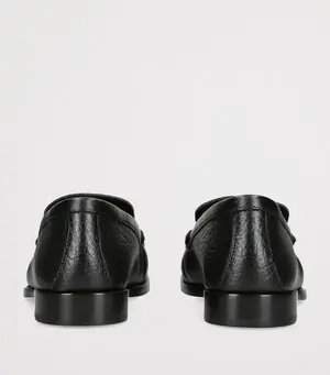 Dries Van Noten Leather Penny Loafers